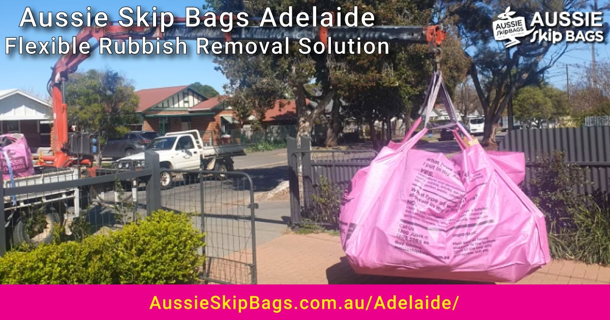 Aussie Skip Bags Adelaide Affordable Pink Bag Pickup Service